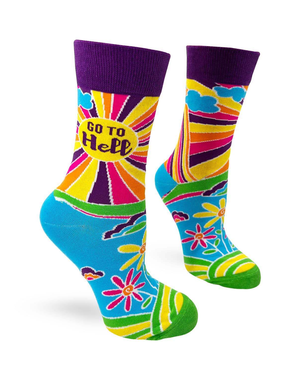 Go To Hell Ladies' Crew Socks